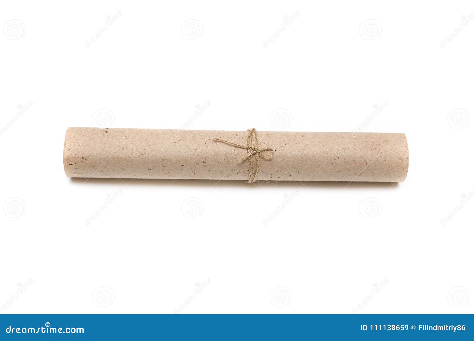 Rolled Scroll Paper Page Sheet. Stock Image - Image of flat, manuscript ...