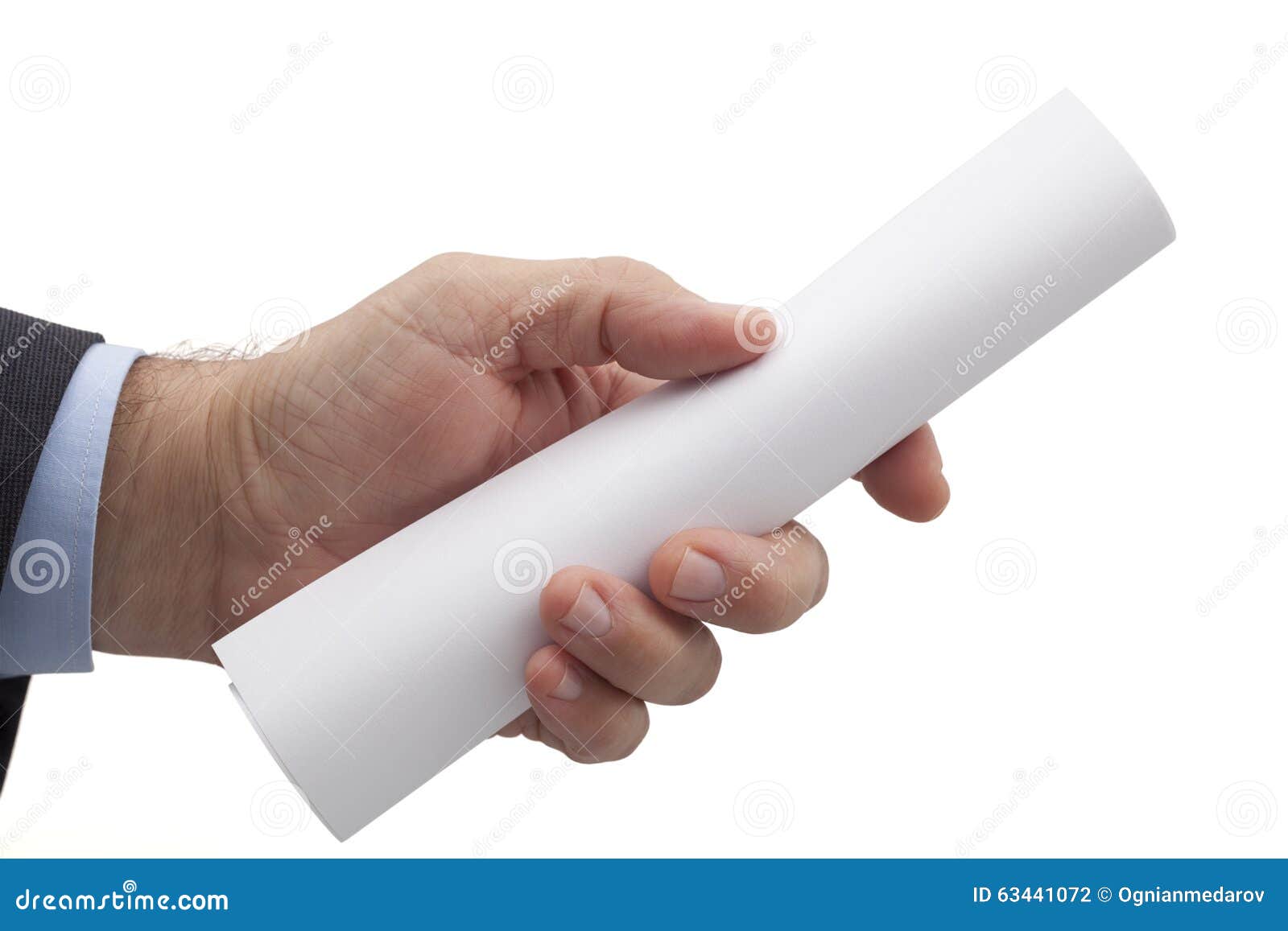 Rolled Sheet With Music Notes As Background Royalty-Free Stock Photo ...