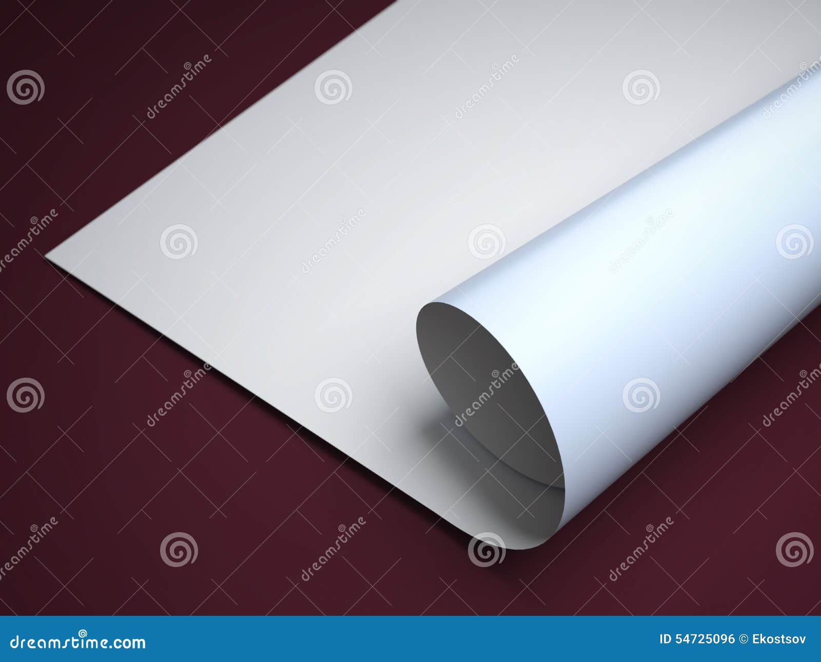 Rolled Sheet With Music Notes As Background Royalty-Free Stock Photo ...