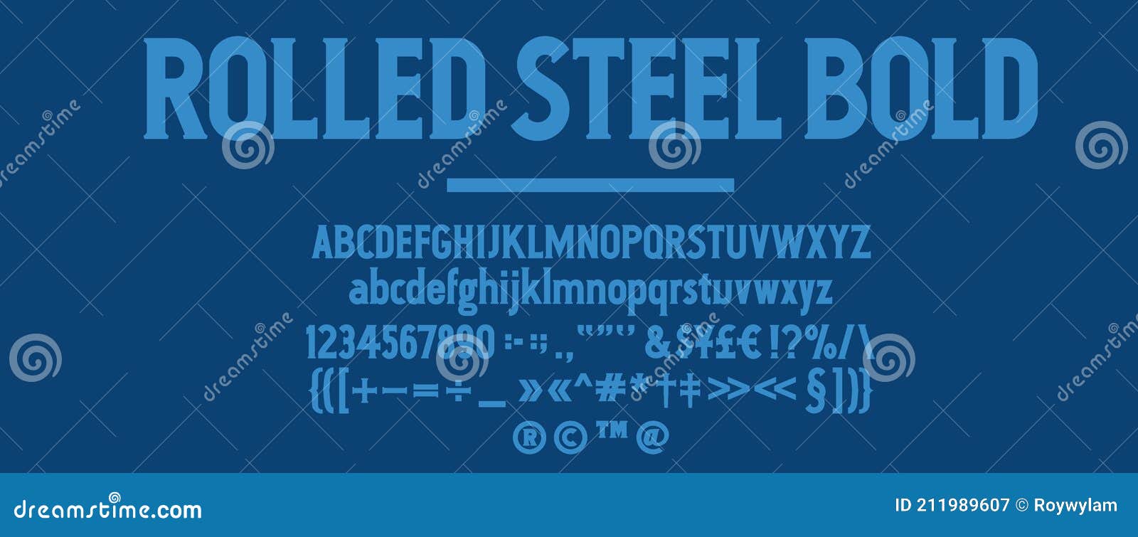 Strong Slab Stencil Type Display Font Vector | CartoonDealer.com #273950351