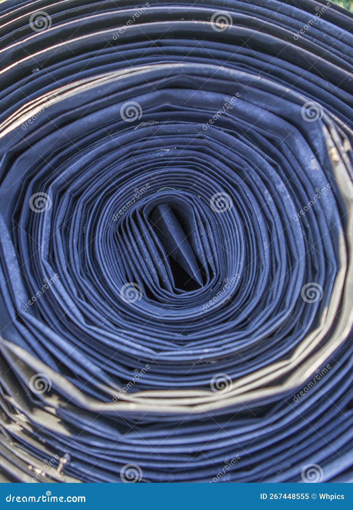Rolled Tape of Flexible Irrigation Tubing System Stock Image - Image of ...