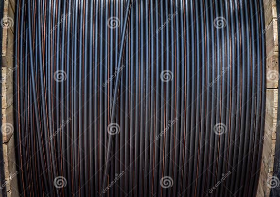Rolled up Cables stock photo. Image of support, telecoms - 57831990