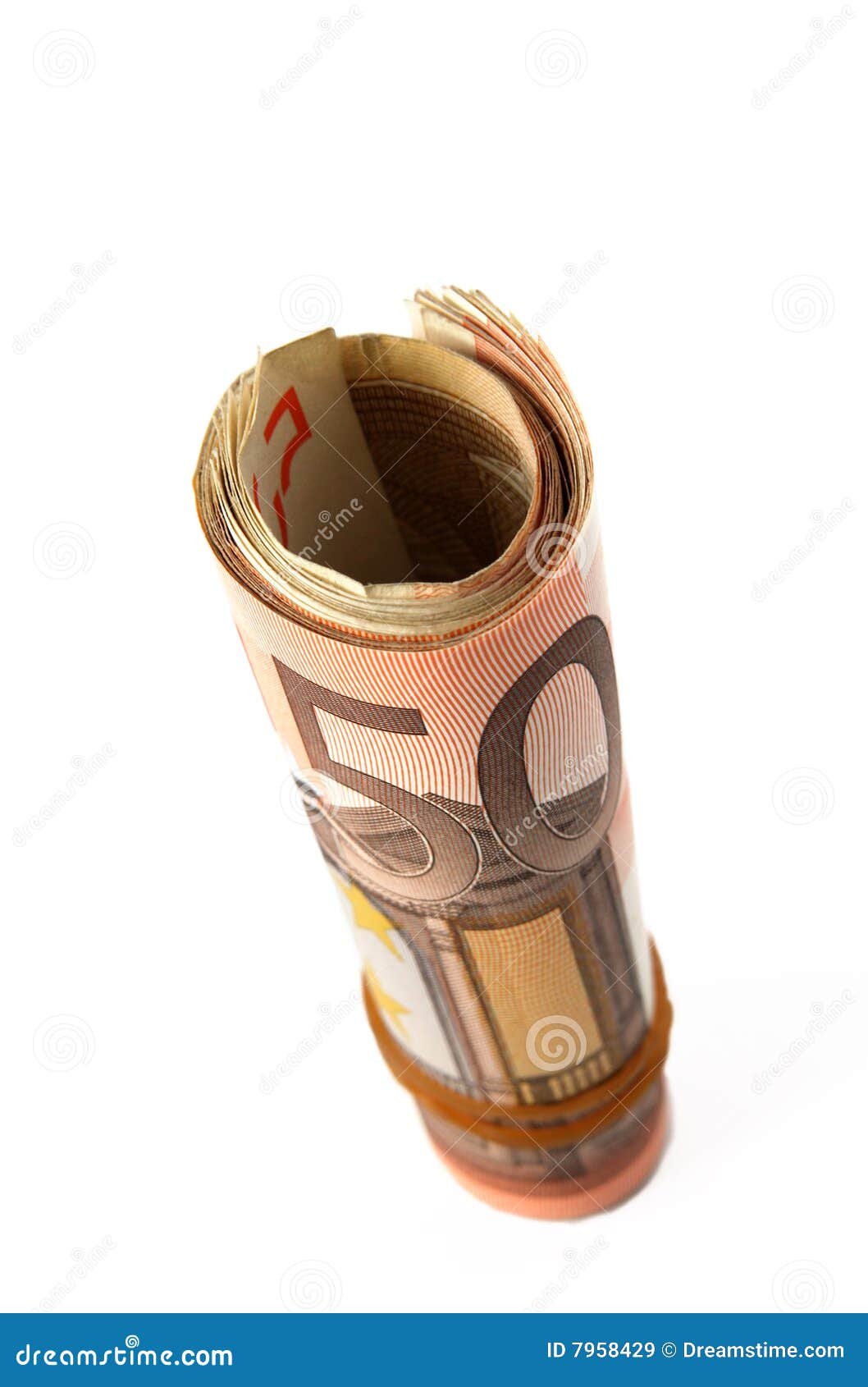 Rolled up Euros stock image. Image of giving, retail, banking - 7958429