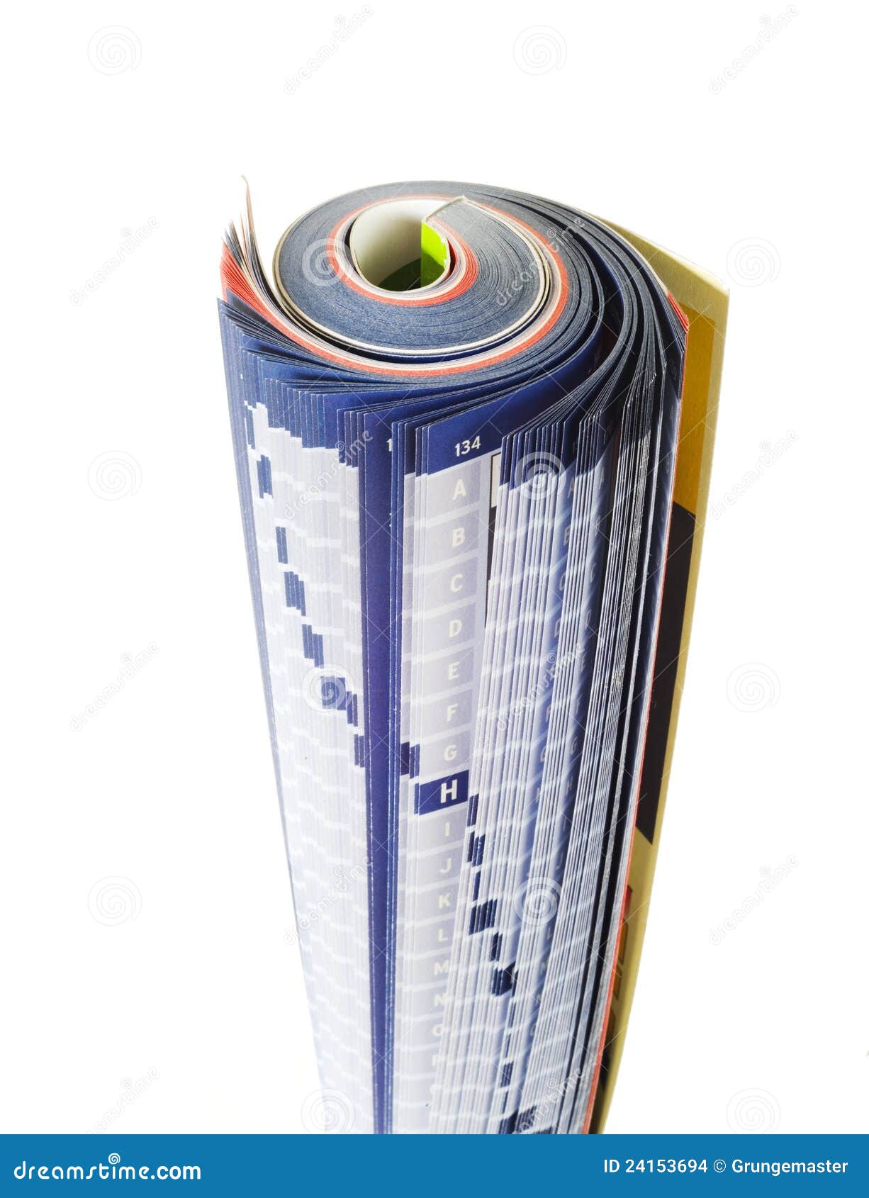 Rolled up magazine stock photo. Image of magazine, inform - 24153694