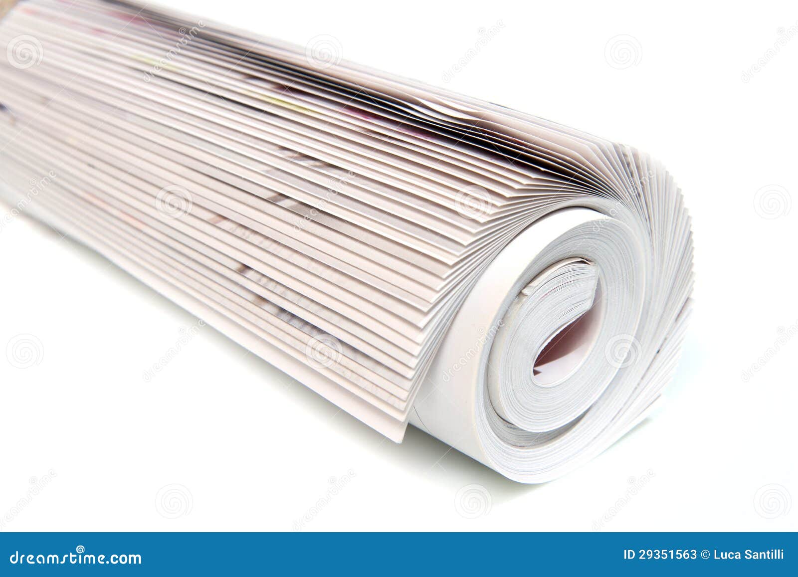 Rolled up magazine stock image. Image of paper, concept - 29351563
