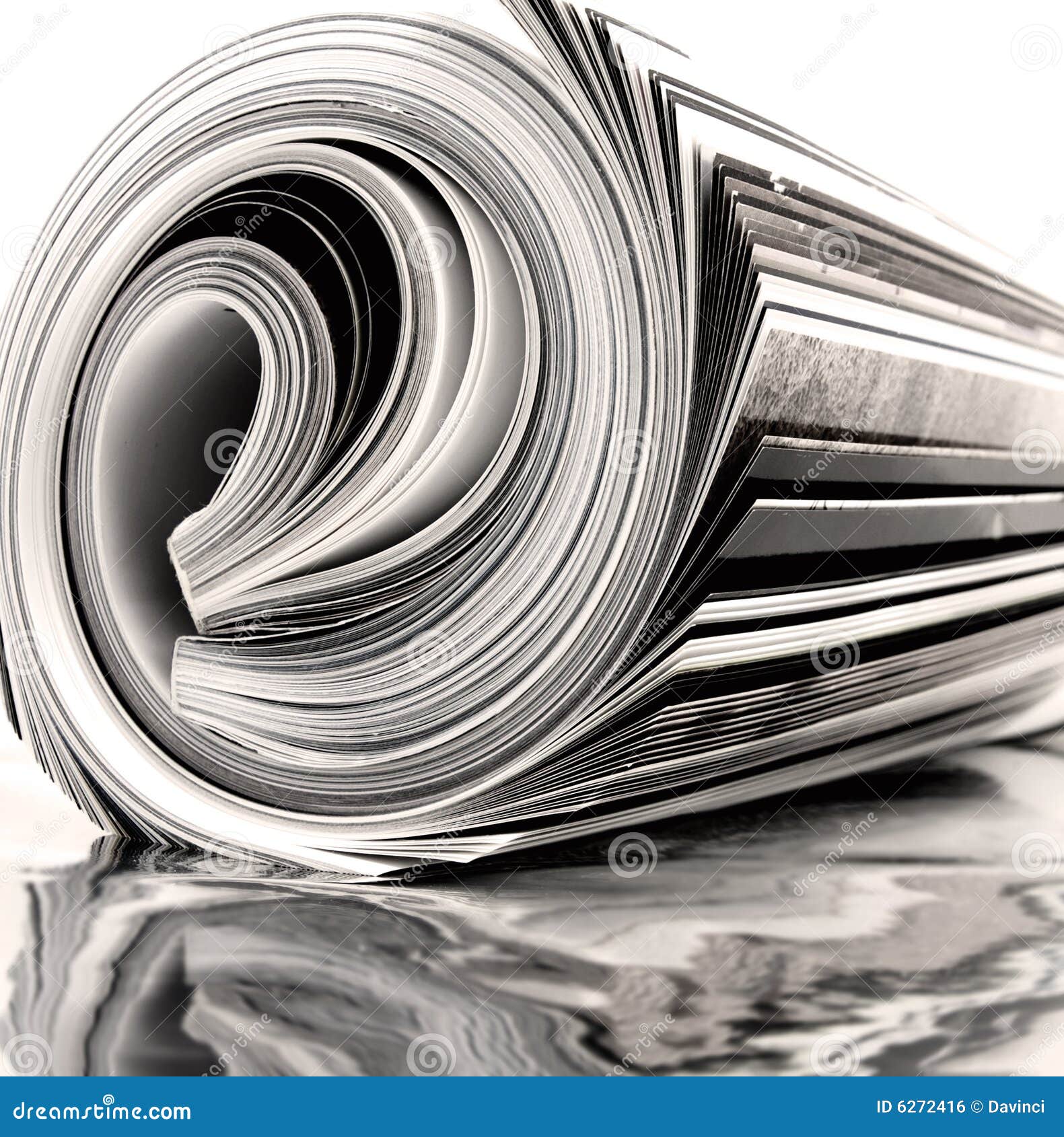 Rolled up magazine stock photo. Image of fold, paper, journalism - 6272416