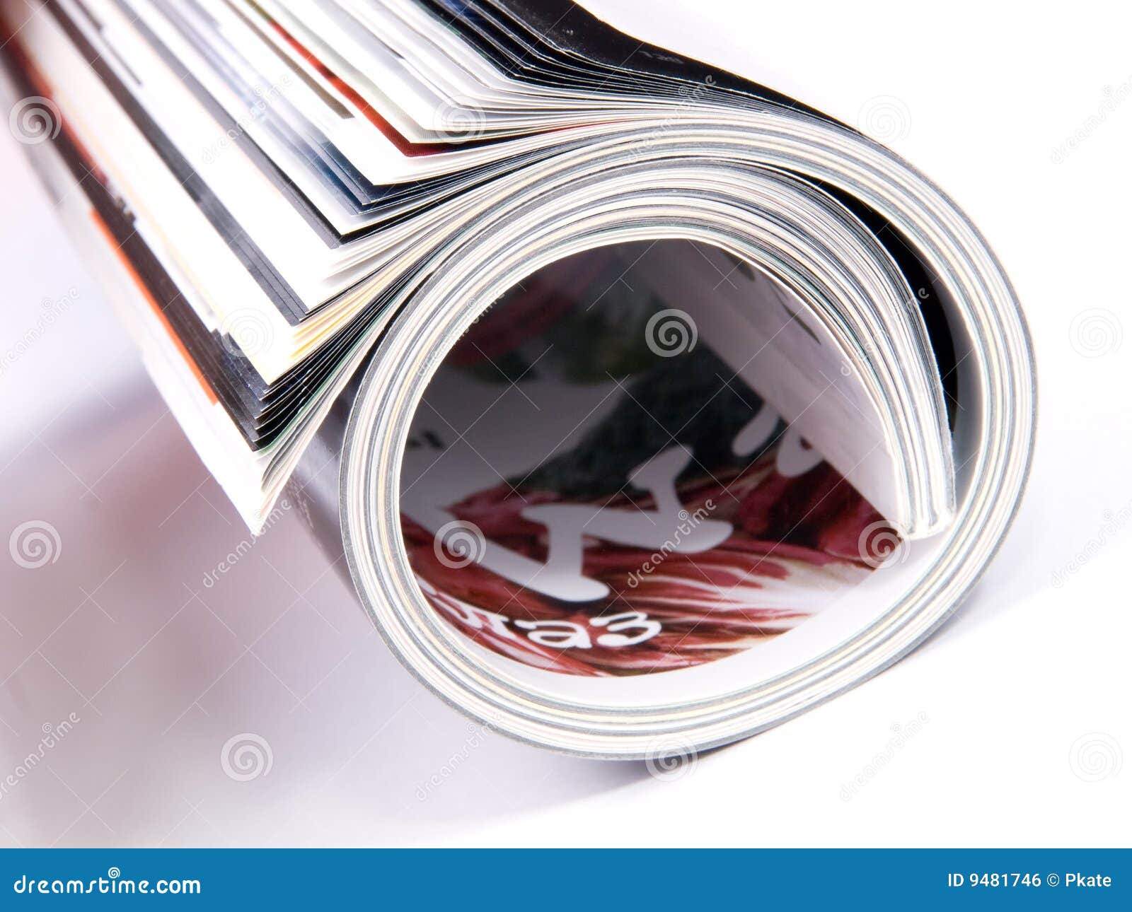 Rolled up magazine stock photo. Image of tabloid, correspondence - 9481746