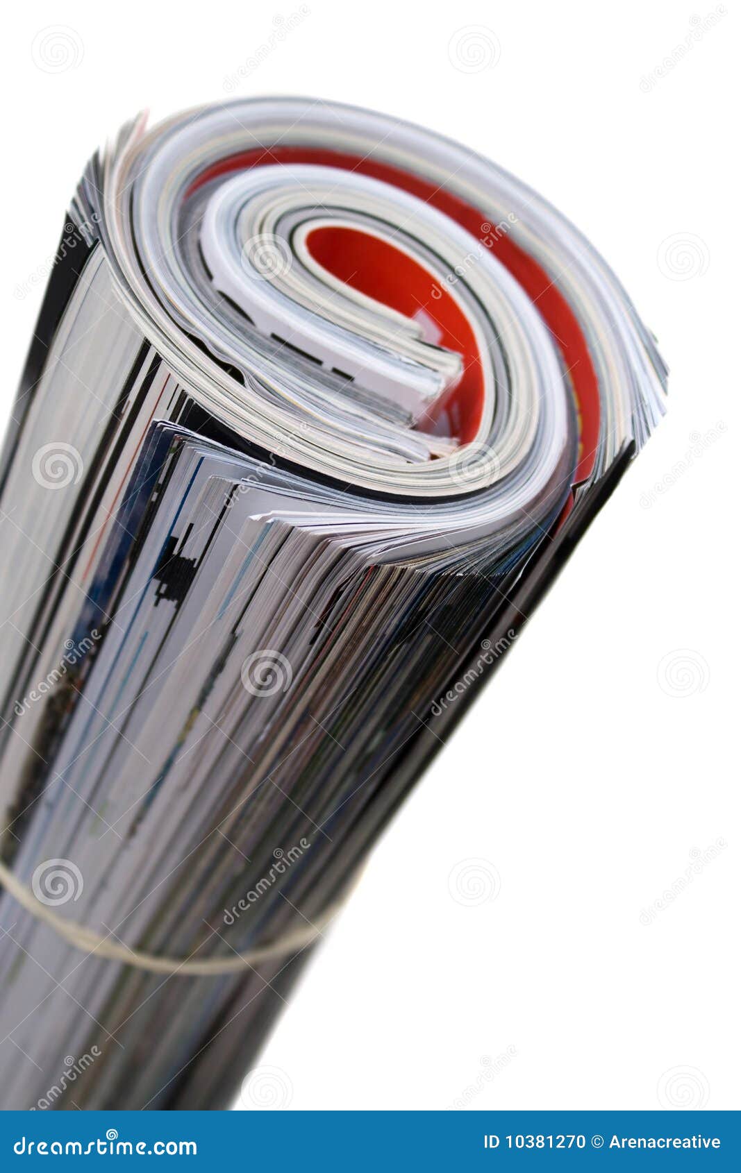 Rolled Up Magazines stock photo. Image of education, closeup - 10381270