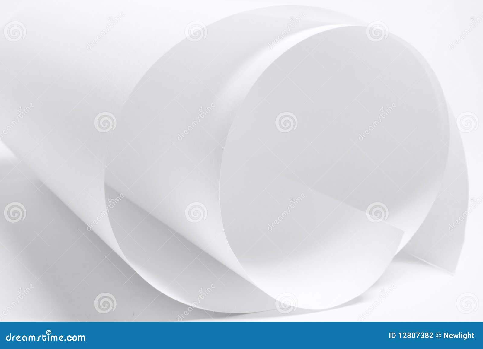 Rolled Up Paper stock photo. Image of closeup, curl, empty - 12807382