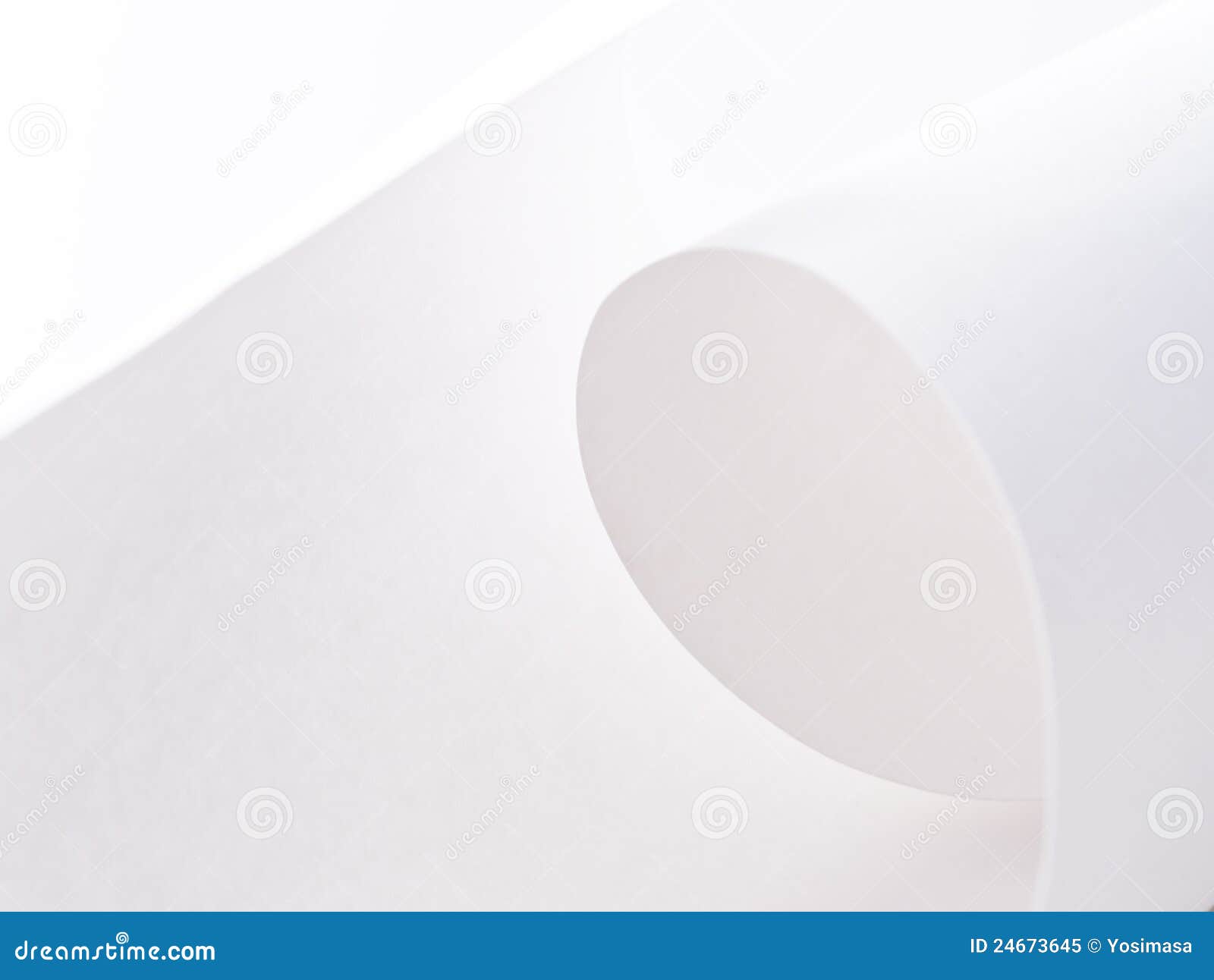 Rolled up paper stock image. Image of corner, empty, folded - 24673645