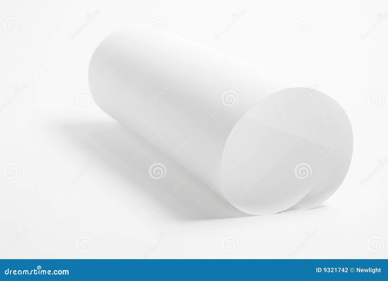Rolled-Up Paper stock photo. Image of page, paper, shot - 9321742