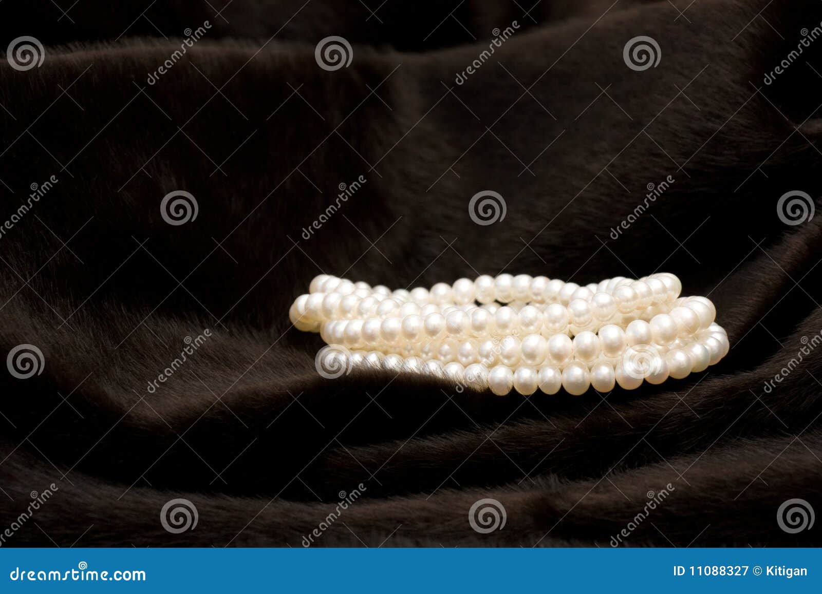 Rolled White Pearl String stock image. Image of accessory - 11088327
