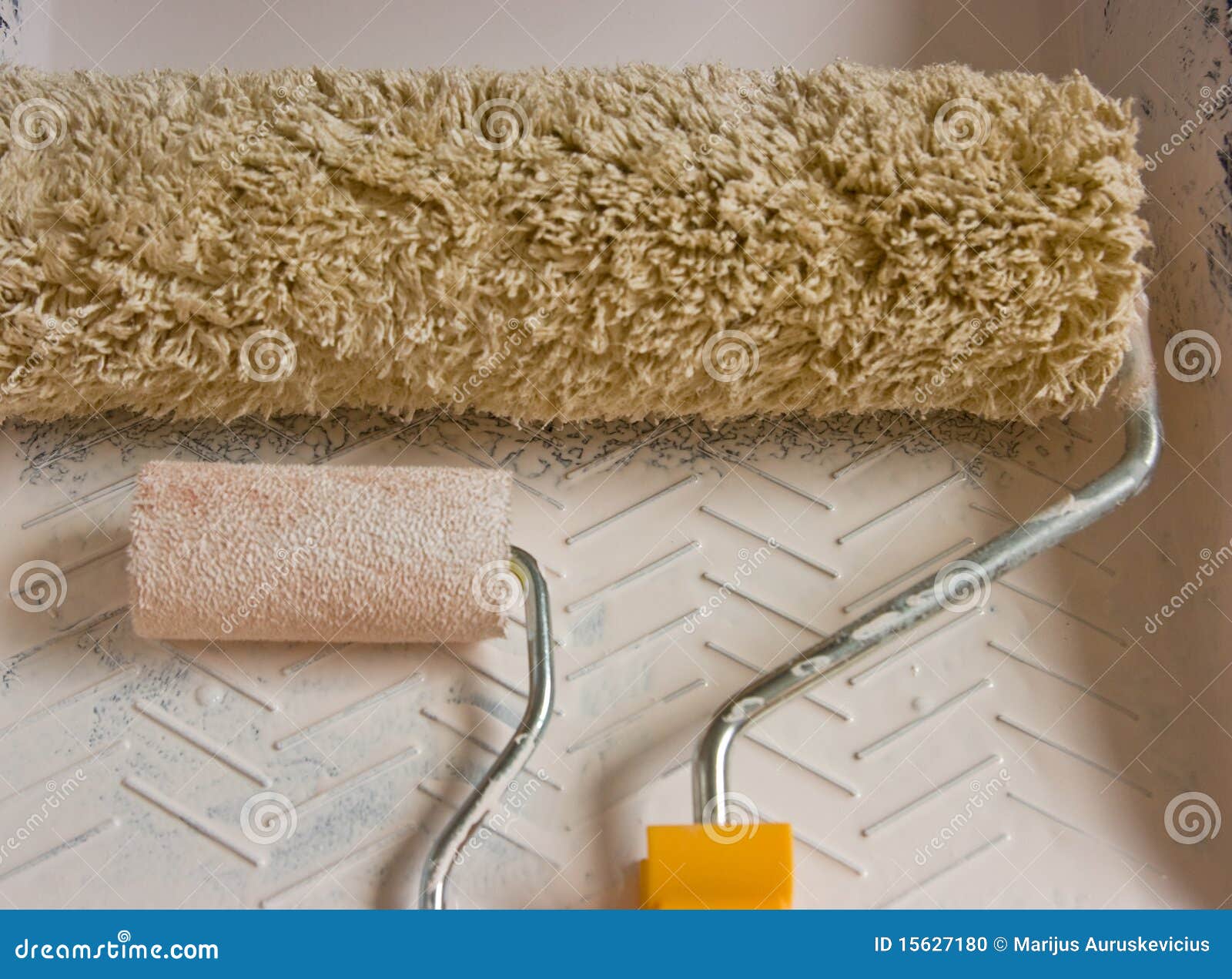 Roller stock photo. Image of home, decorate, construction - 15627180