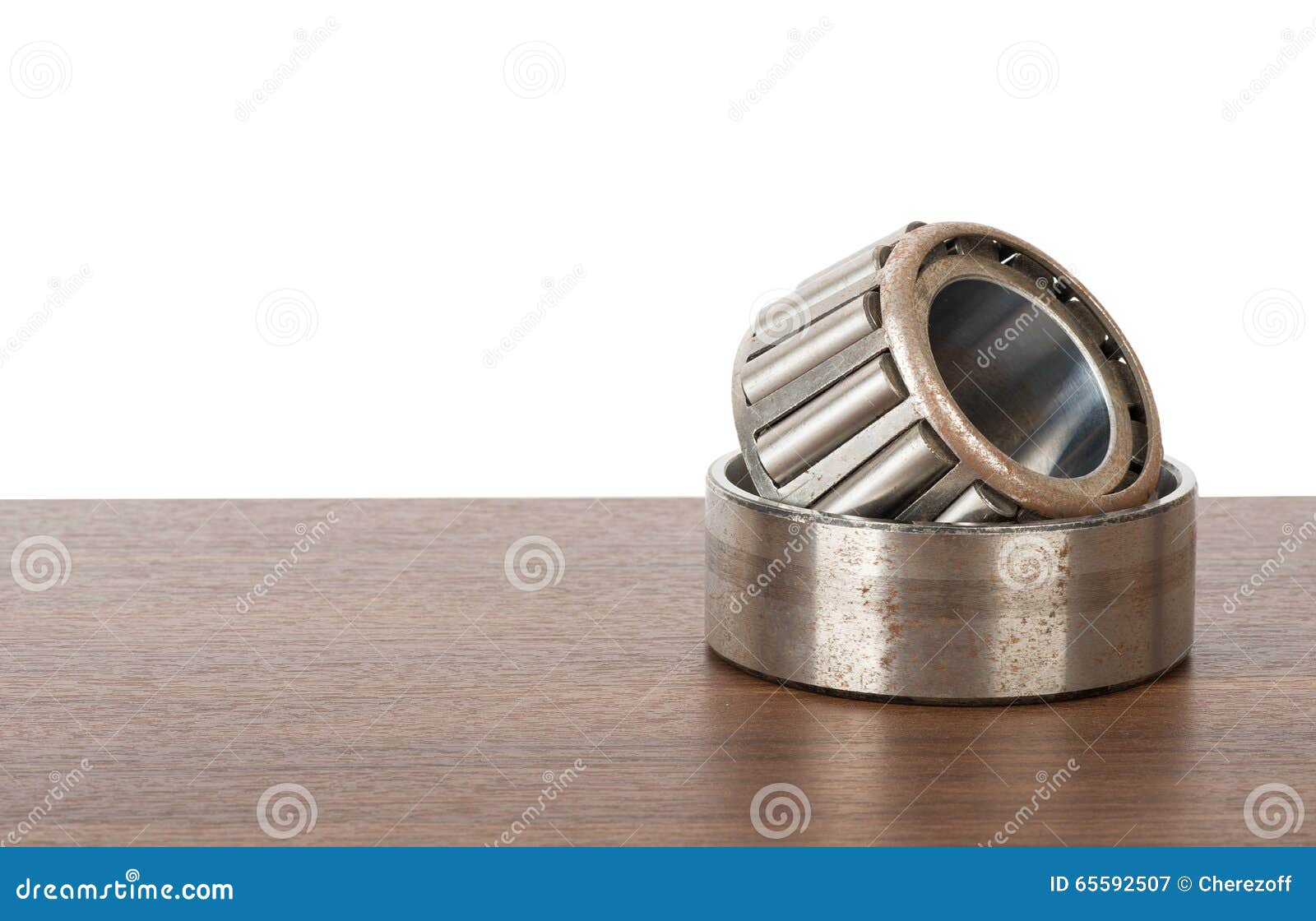 Roller bearing on table stock image. Image of closeup - 65592507