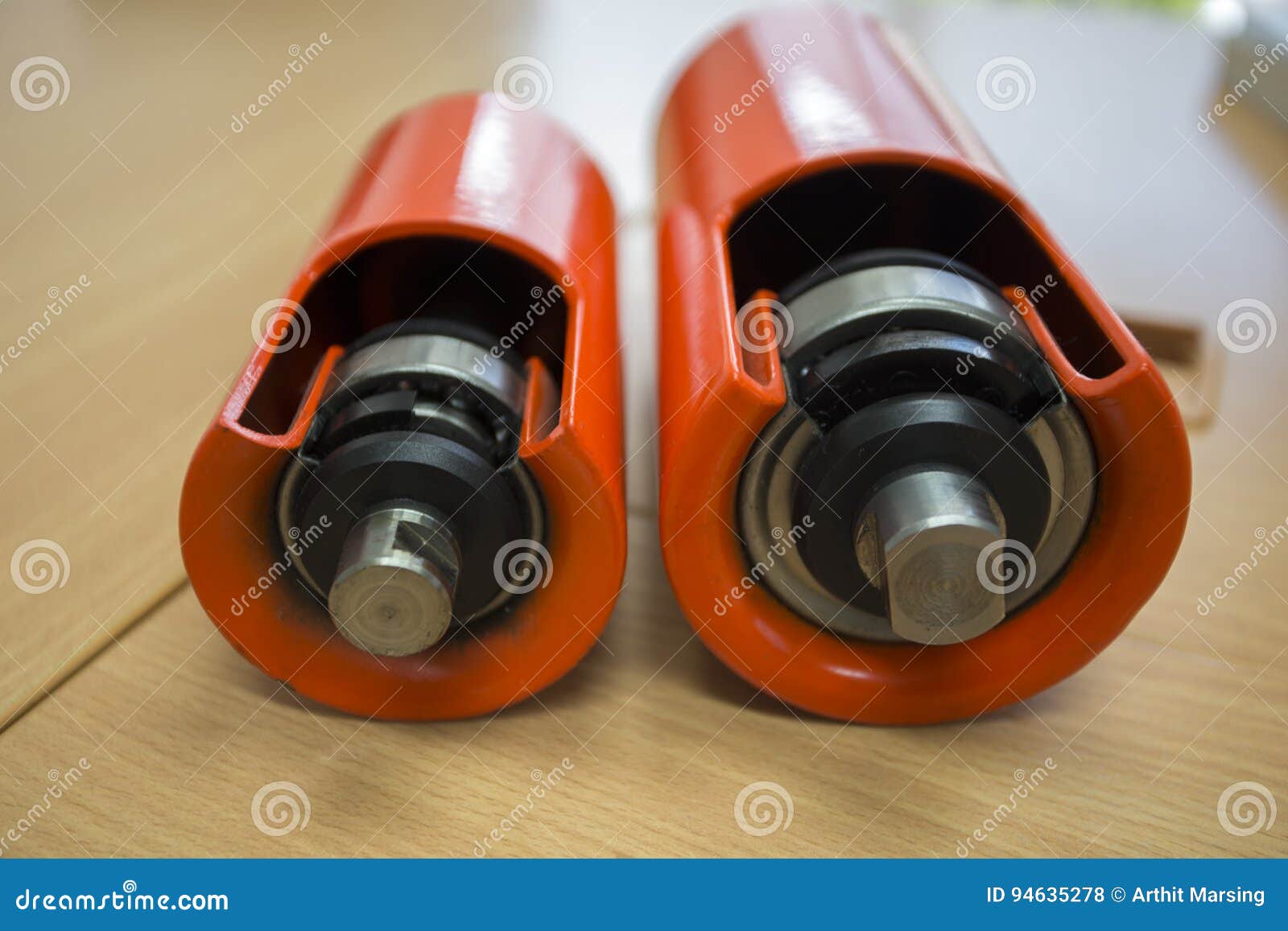 Roller for belt conveyor stock photo. Image of conveyer - 94635278