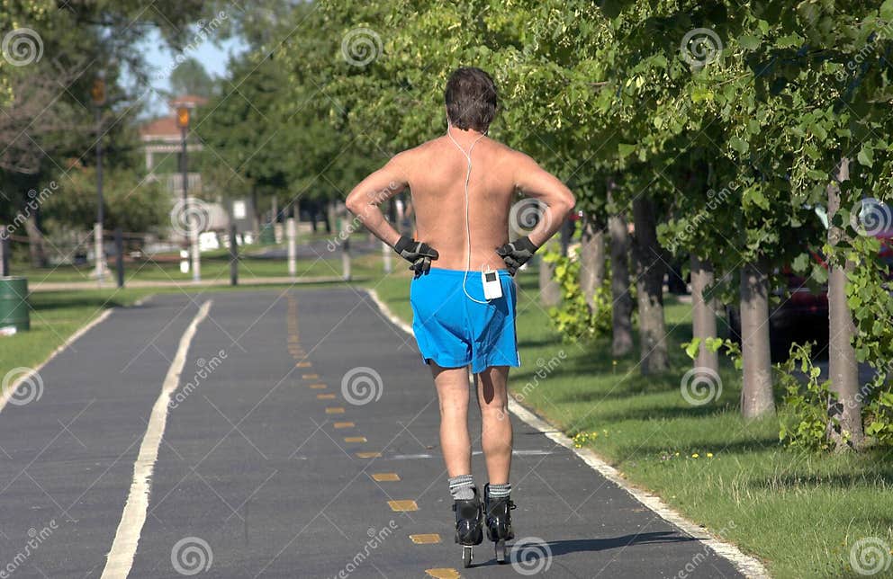 Roller Blading stock photo. Image of asphalt, blade, roller - 1170948