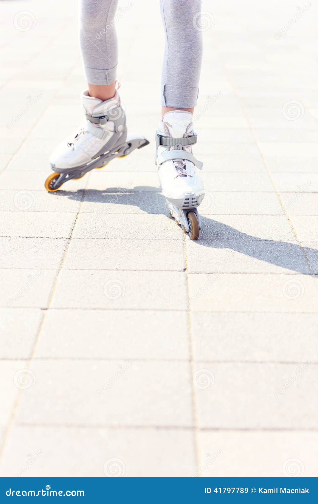 Roller blading stock image. Image of rollerblade, lifestyle - 41797789