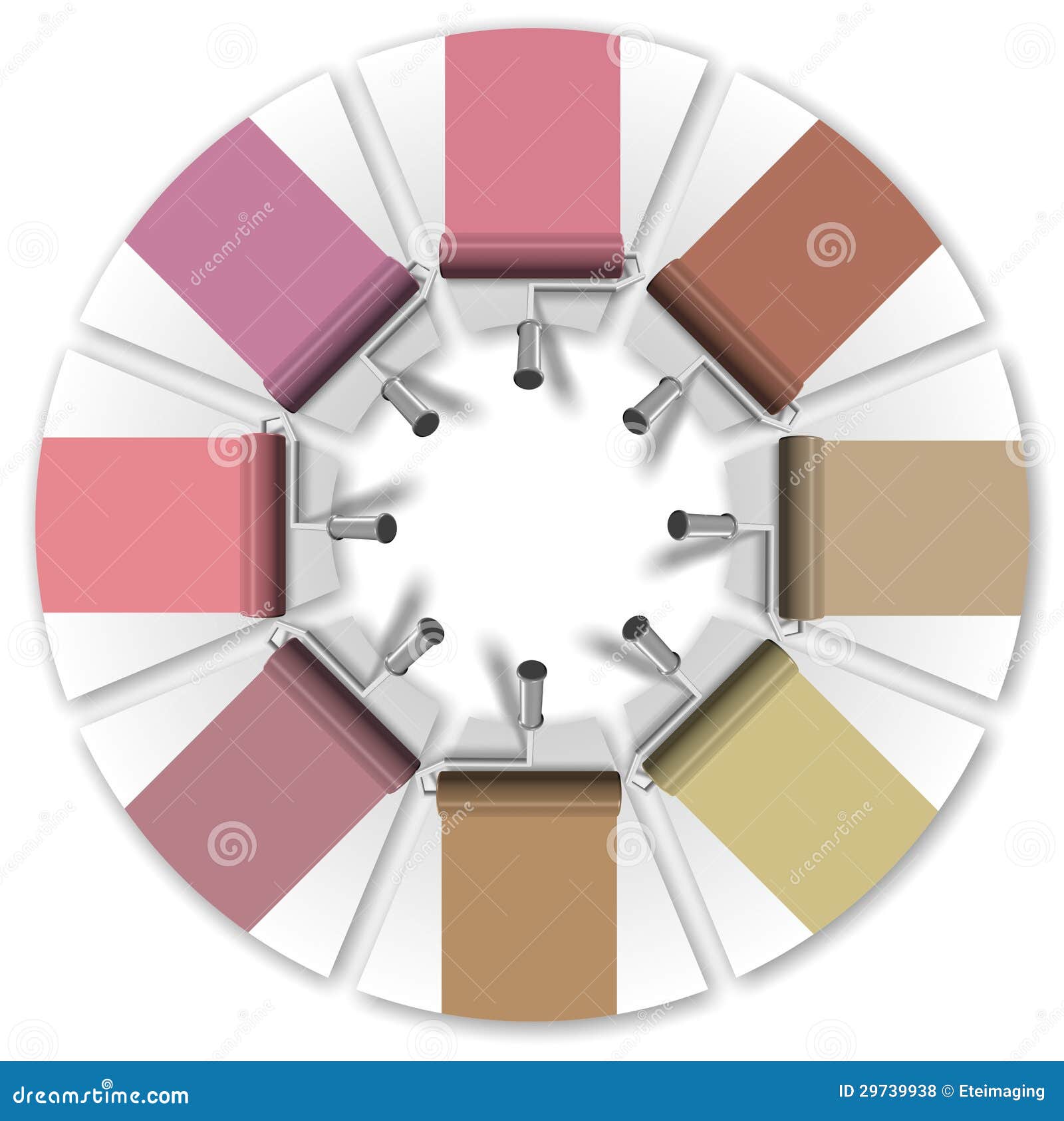 HSB Color Scheme. Color Theory Placard Cartoon Vector | CartoonDealer ...