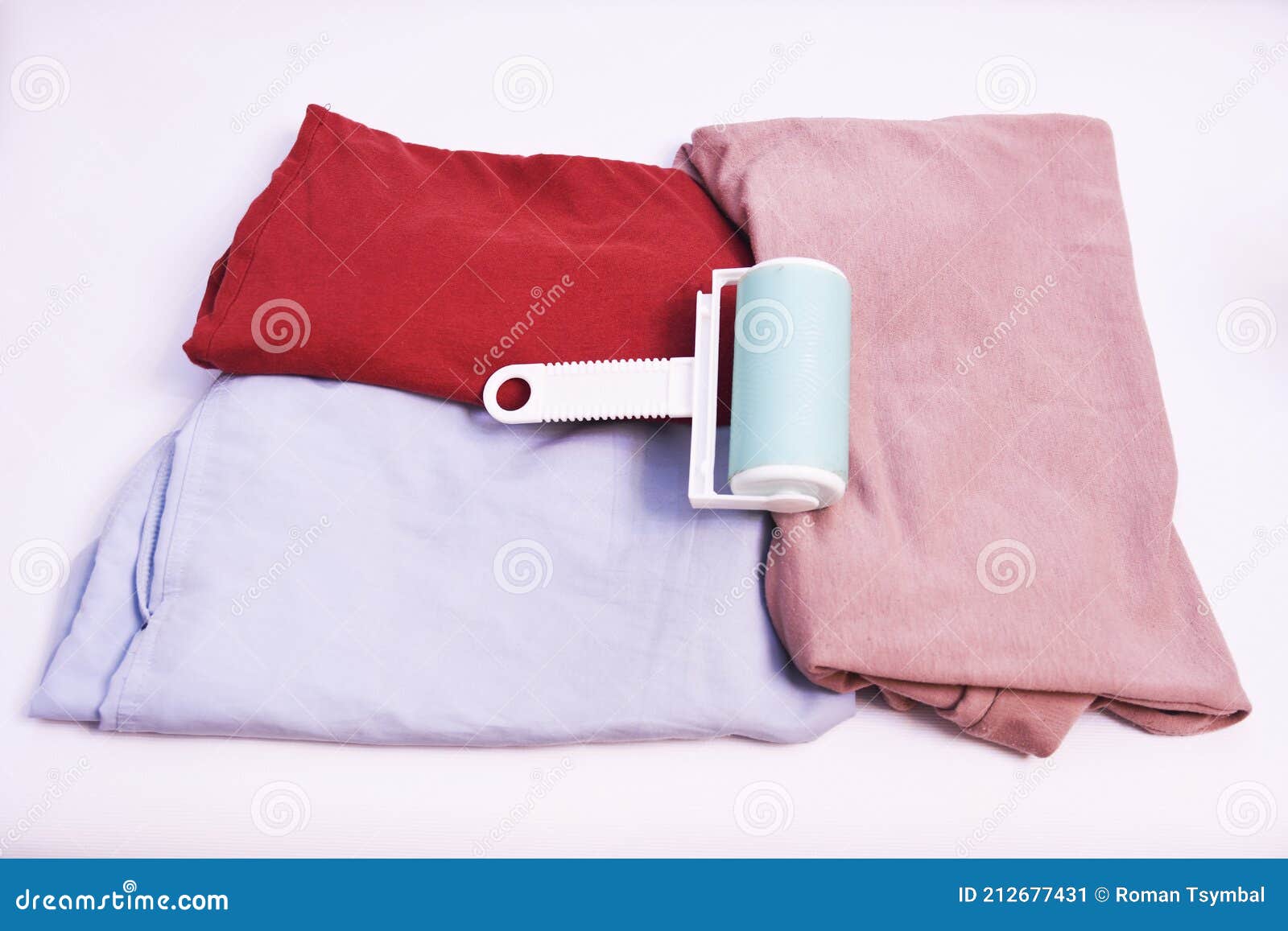 Roller for Cleaning Clothes Stock Image - Image of hand, animal: 212677431