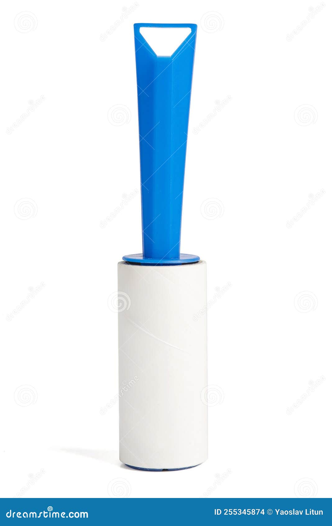 Roller for Cleans Clothes Isolated on White Background. Adhesive Lint ...