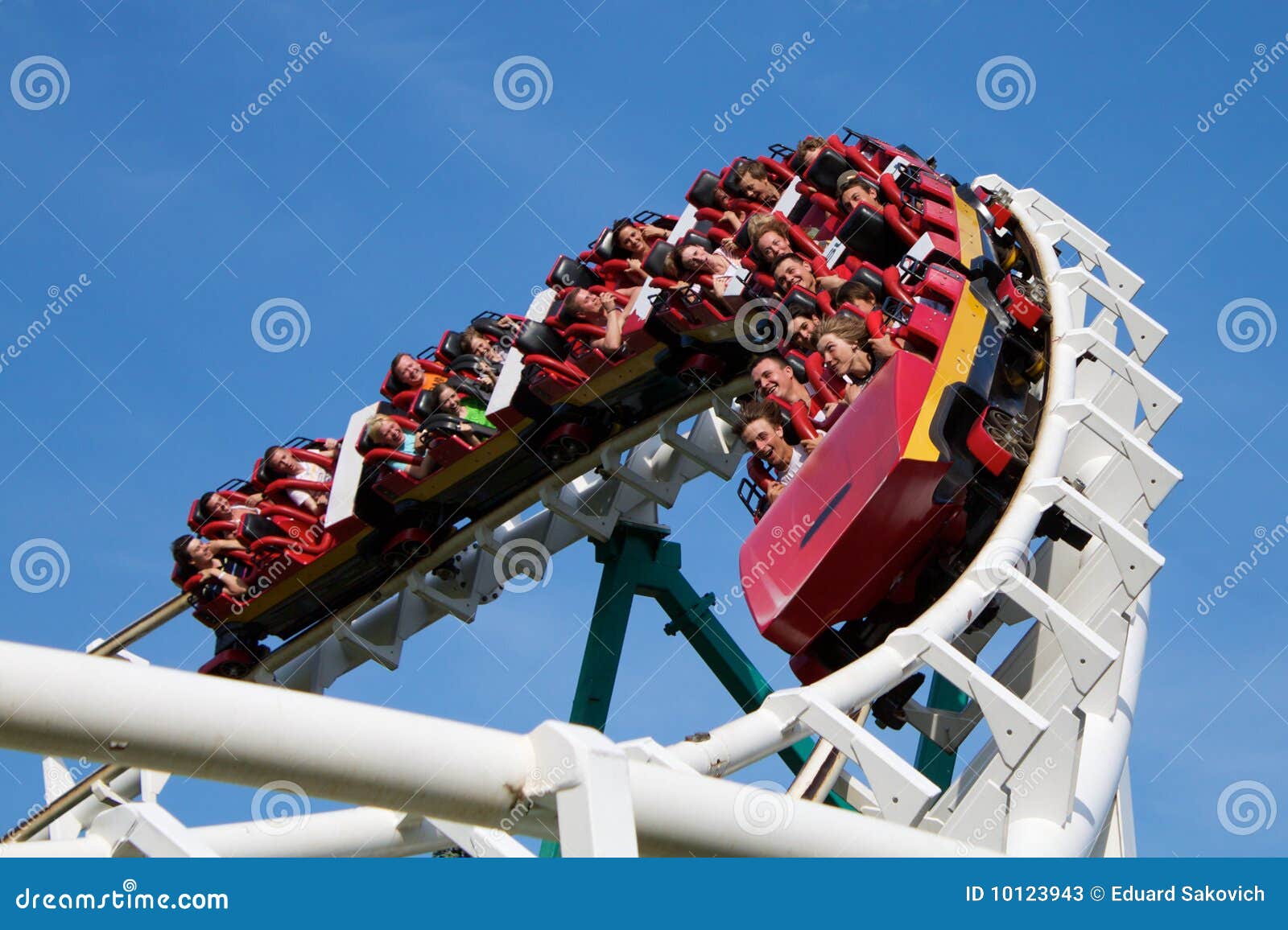 Roller coaster editorial stock photo. Image of speed - 10123943