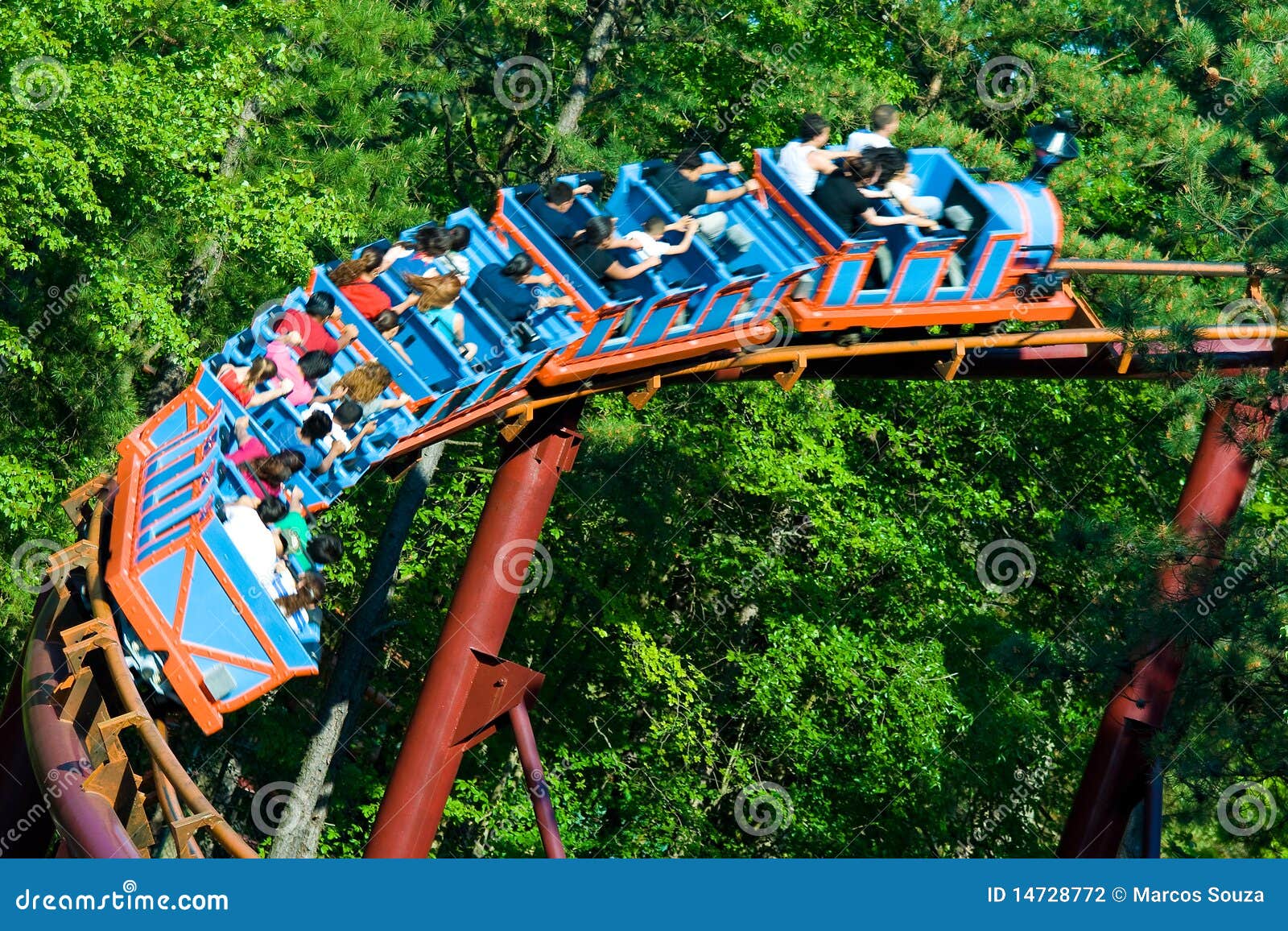 Roller Coaster editorial photography. Image of ride, amusement - 14728772