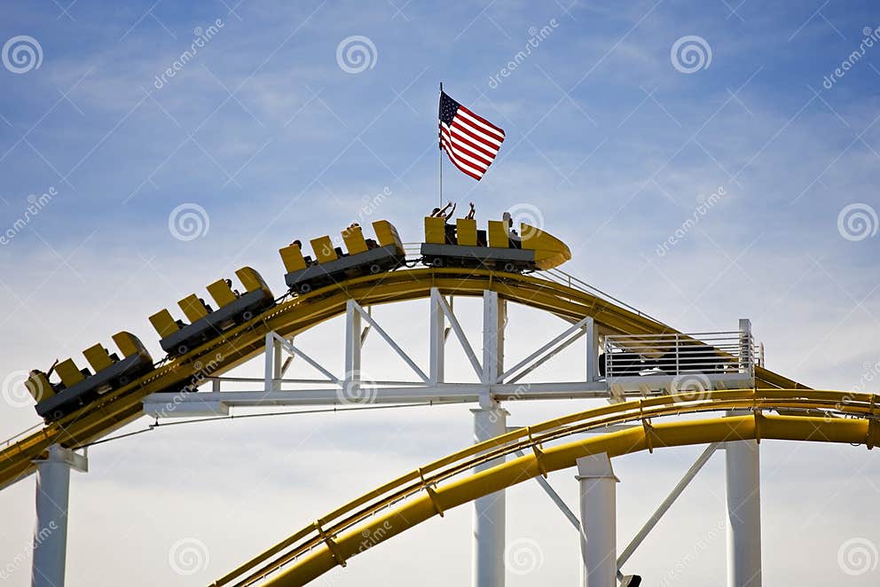 Roller Coaster stock image. Image of ride, curves, coaster - 1954091