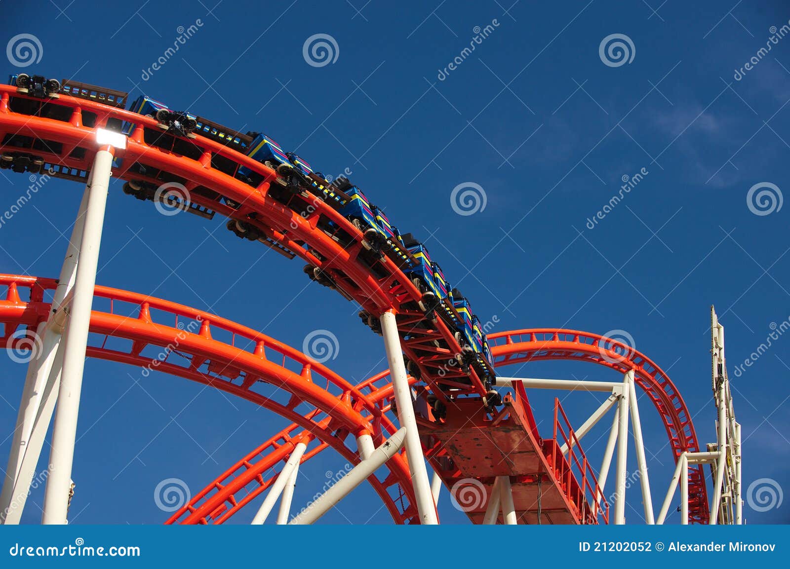 Roller coaster stock photo. Image of relaxation, mast - 21202052