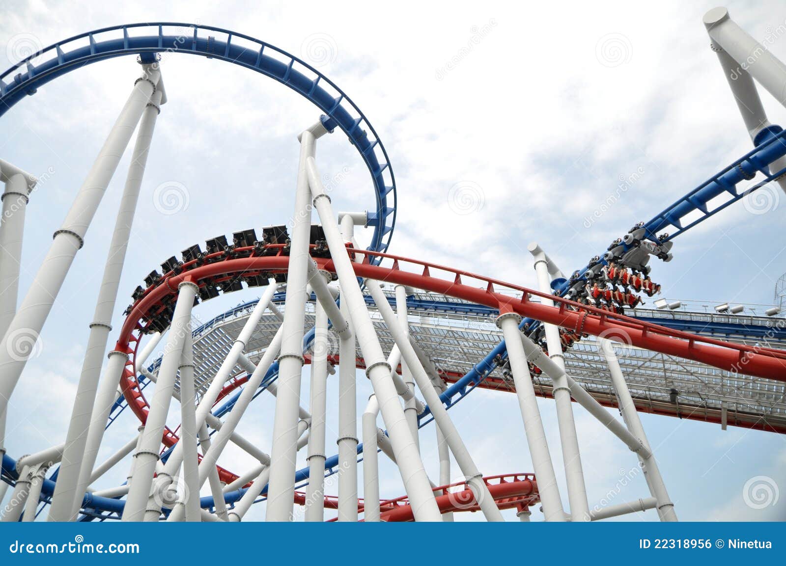 Roller coaster stock photo. Image of enjoy, ride, theme - 22318956