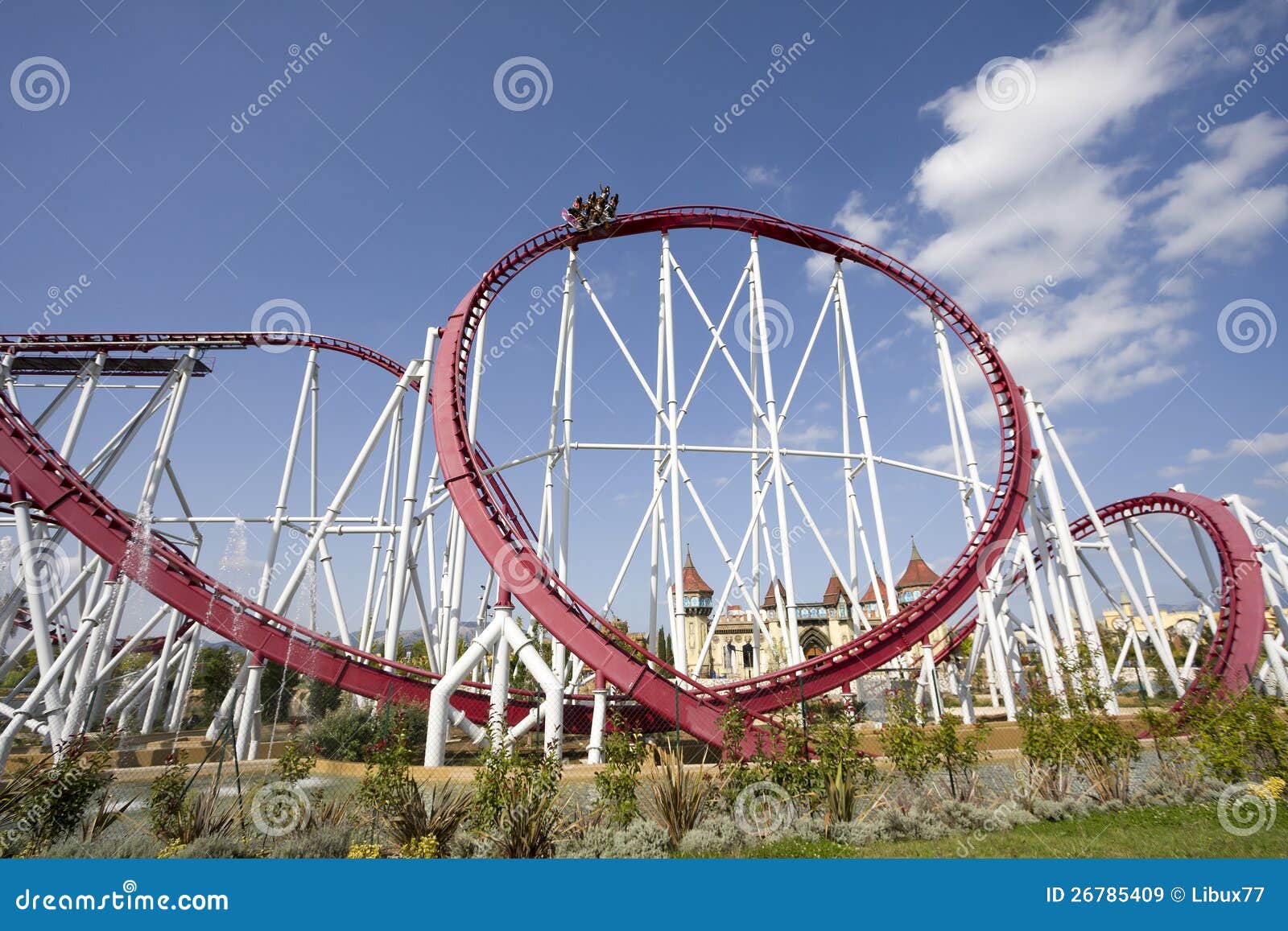 Roller Coaster Royalty-Free Stock Photography | CartoonDealer.com #26785409