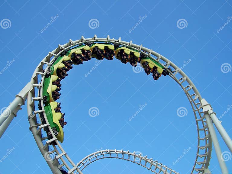 Roller Coaster stock image. Image of high, excitement, park - 279161