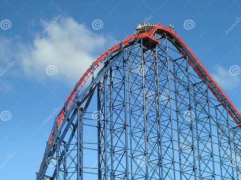 Roller Coaster stock image. Image of fair, incline, elevation - 543921