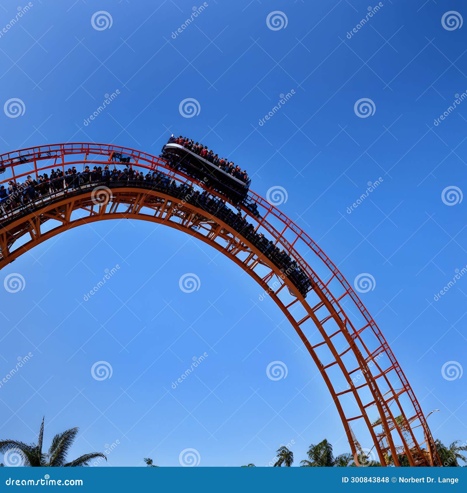 Roller Coaster, Ai-generatet Stock Photo - Image of fair, wild: 300843848