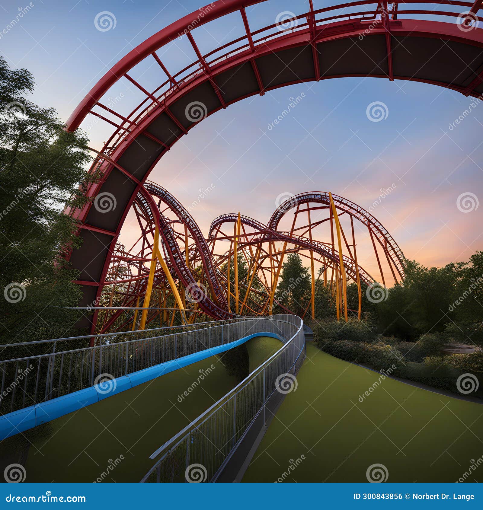 Roller Coaster, Ai-generatet Stock Photo - Image of roller, shake ...