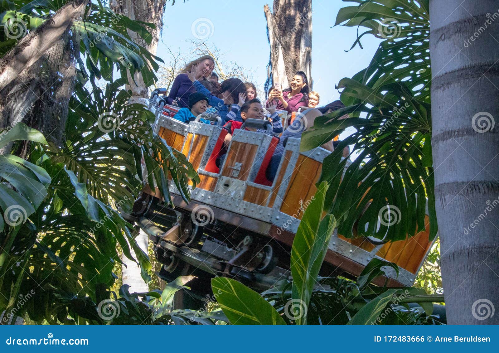 A Roller Coaster Attraction Inside Legoland Editorial Photo - Image of ...