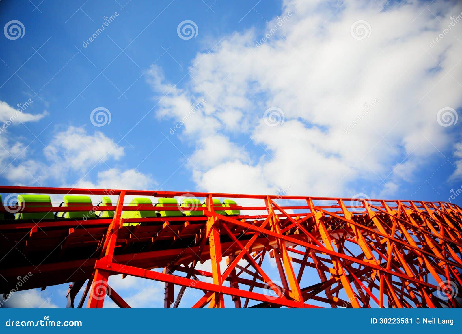 Cabs Going Upwards on Tracks Stock Image - Image of childhood ...