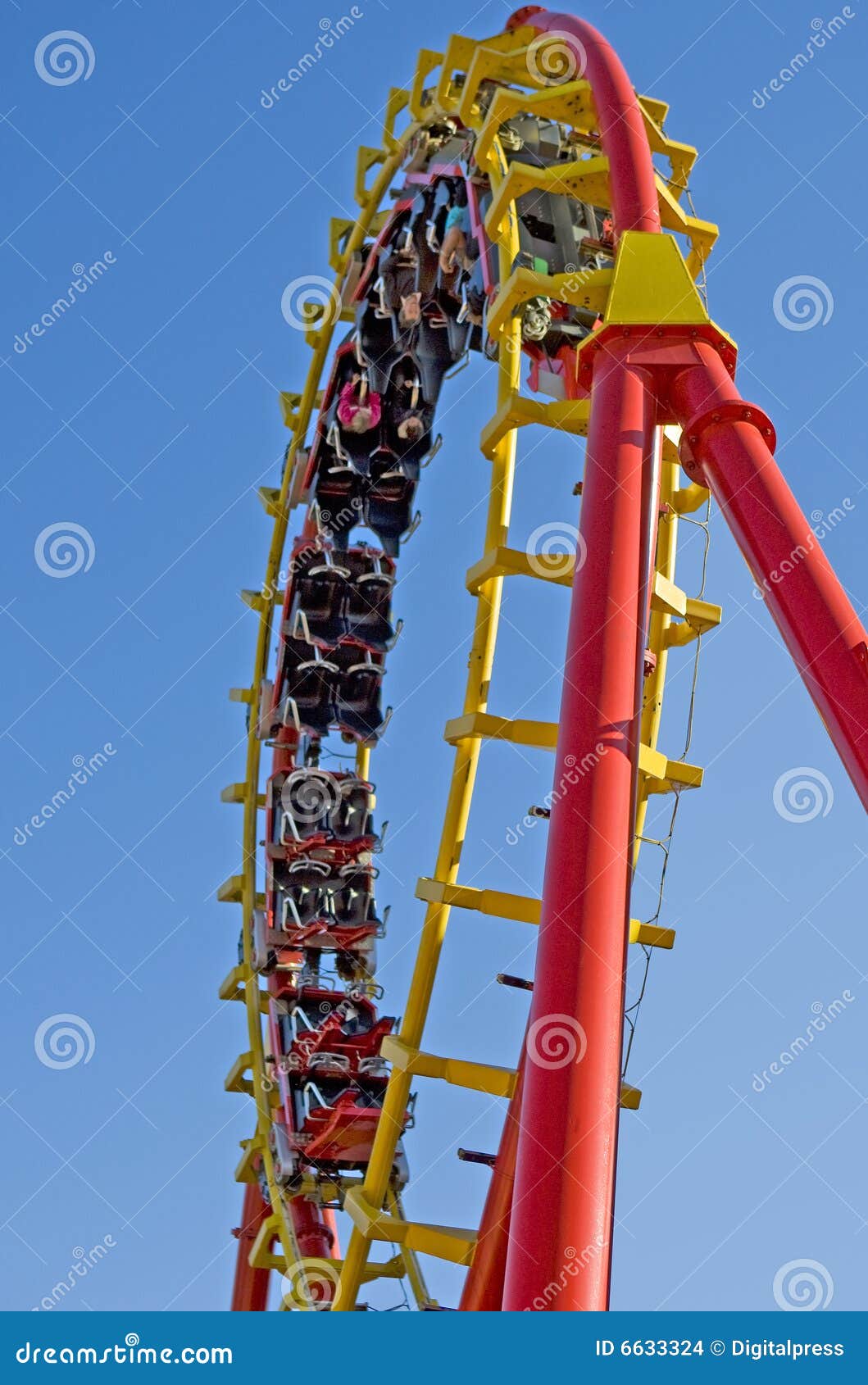 Roller Coaster at the Fairground Stock Photo - Image of fairground ...