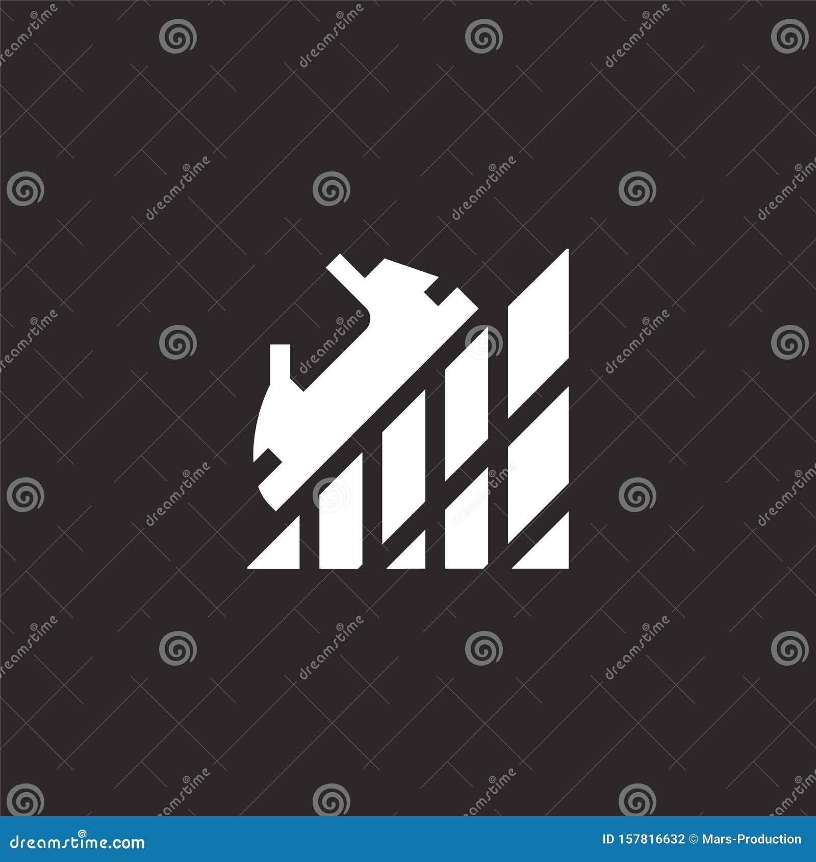 Roller Coaster Icon. Filled Roller Coaster Icon for Website Design and ...