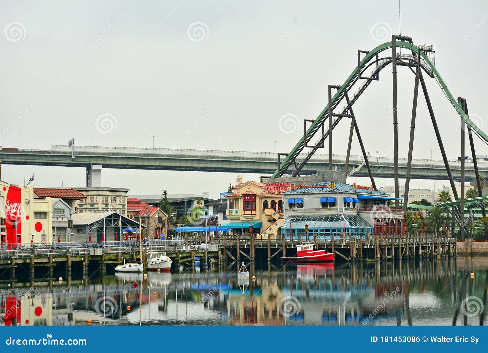 Roller Coaster Loop Design Ride at Universal Studios Japan in Osaka ...