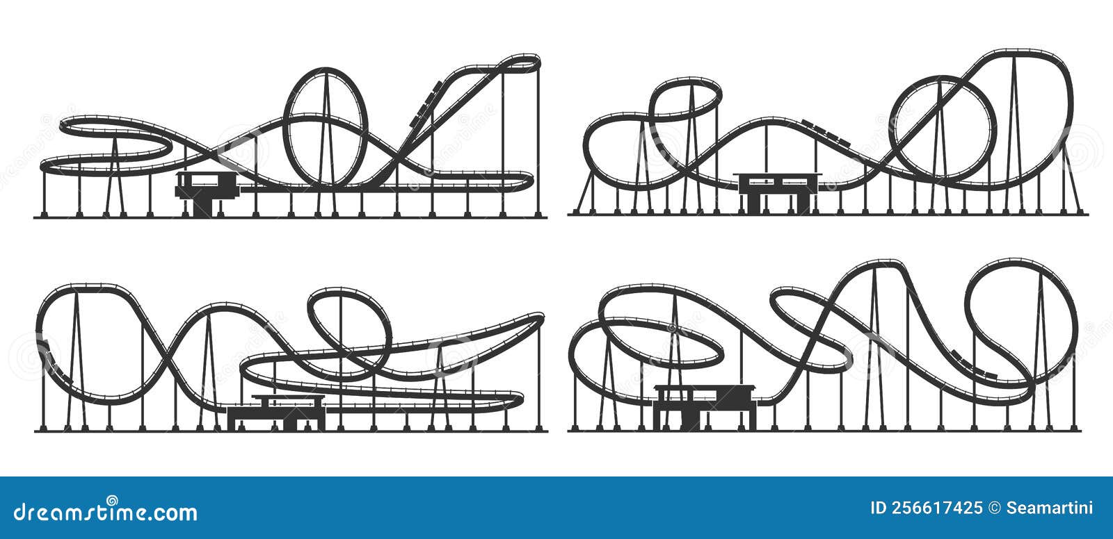 Carnival Rides Silhouette