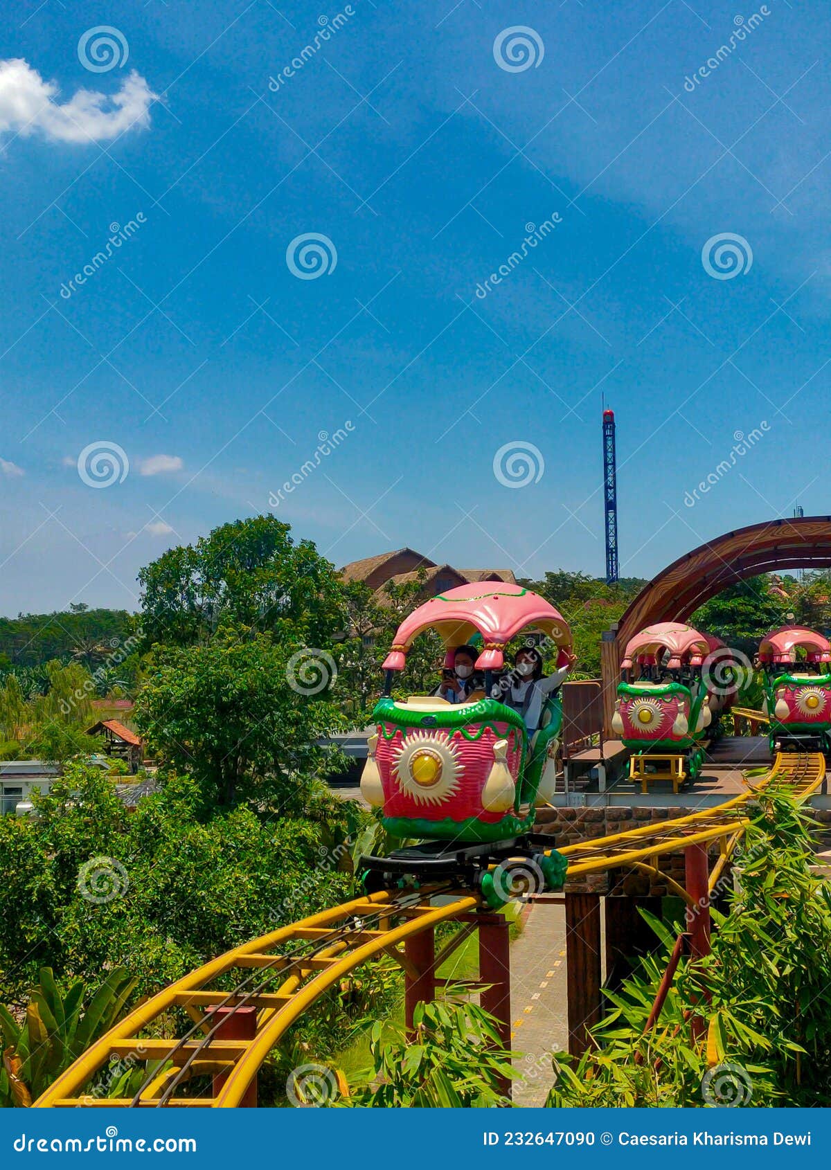 Roller coaster mini editorial image. Image of roller - 232647090