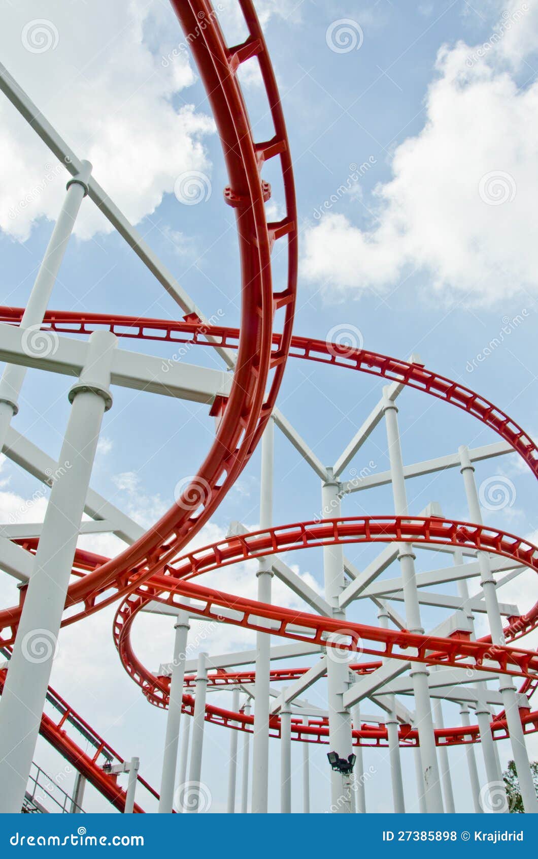 Roller coaster rail stock photo. Image of excitement - 27385898
