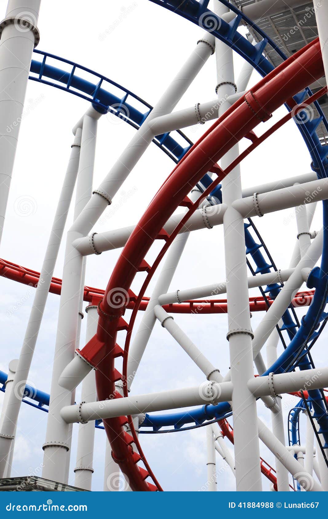 Roller coaster stock photo. Image of recreation, motion - 41884988