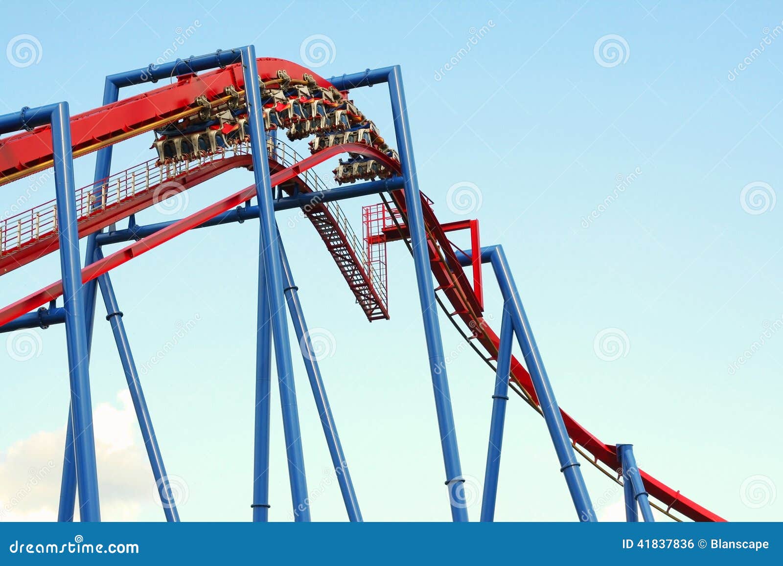 Roller coaster Ride stock photo. Image of extreme, inclines - 41837836