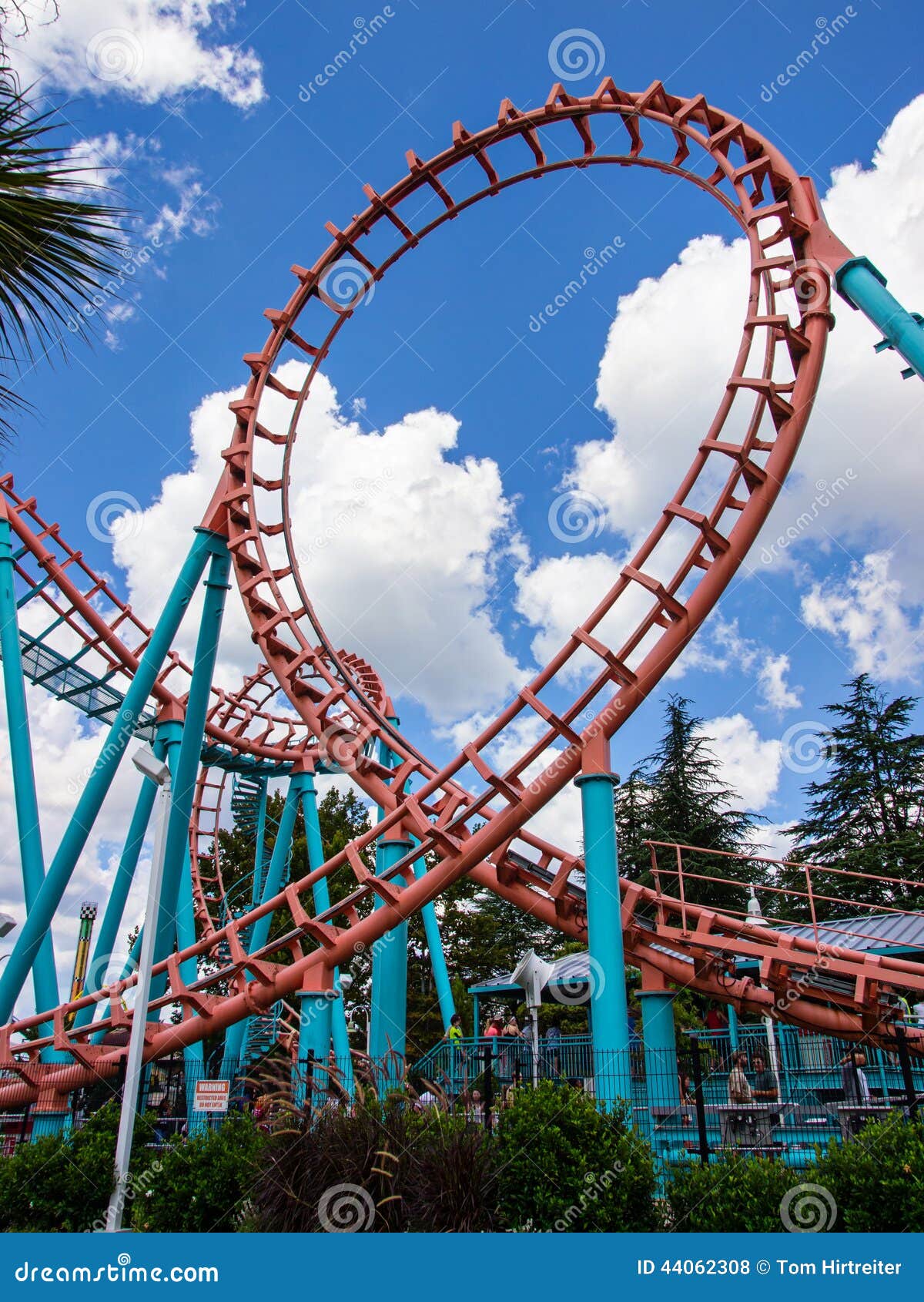 Roller Coaster stock photo. Image of fair, adventure - 44062308