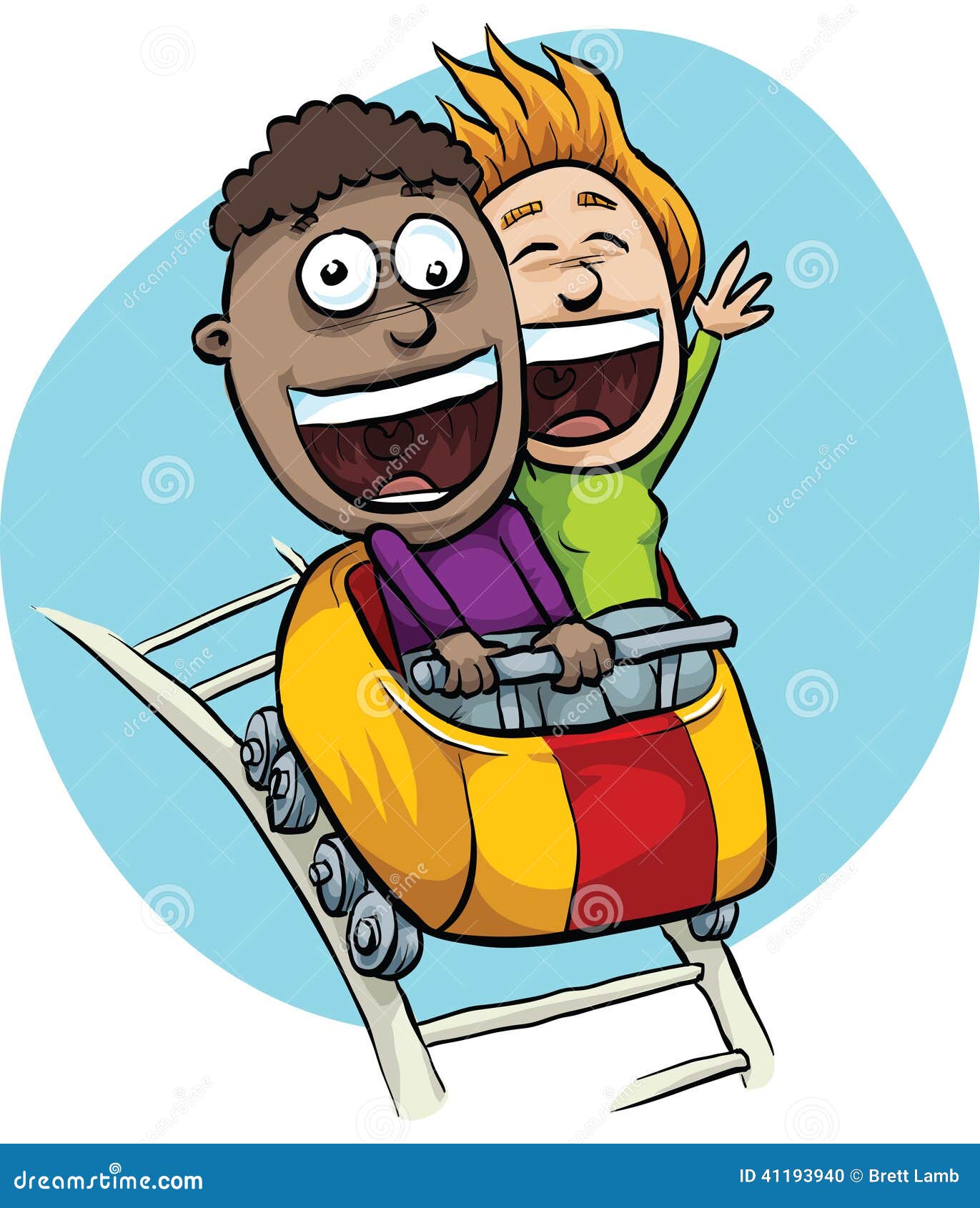 Roller Coaster Thrill stock illustration. Illustration of cartoon ... Roller Coaster Thrill stock illustration. Illustration of cartoon ...