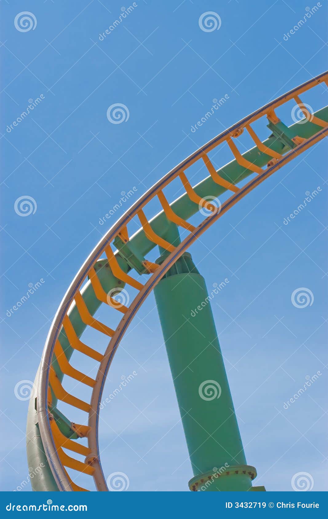 Roller coaster Track stock image. Image of fear, outdoors - 3432719