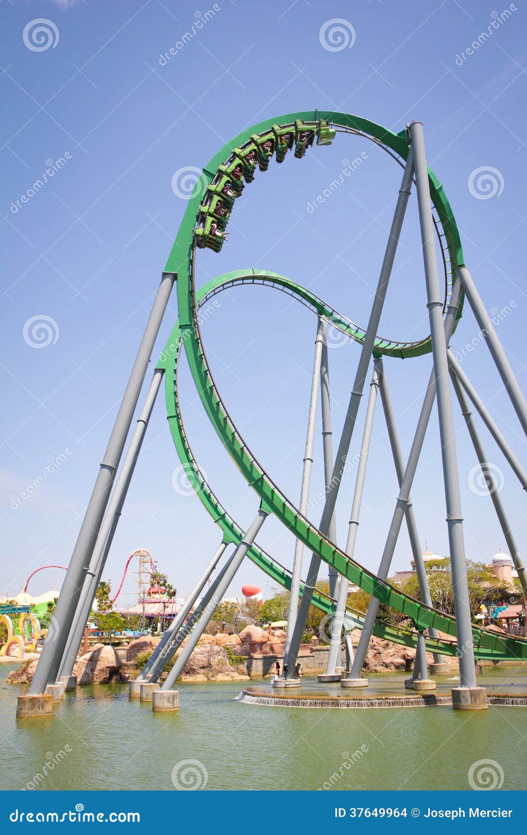 ROLLER COASTER UNIVERSAL ORLANDO Editorial Stock Image - Image of ...