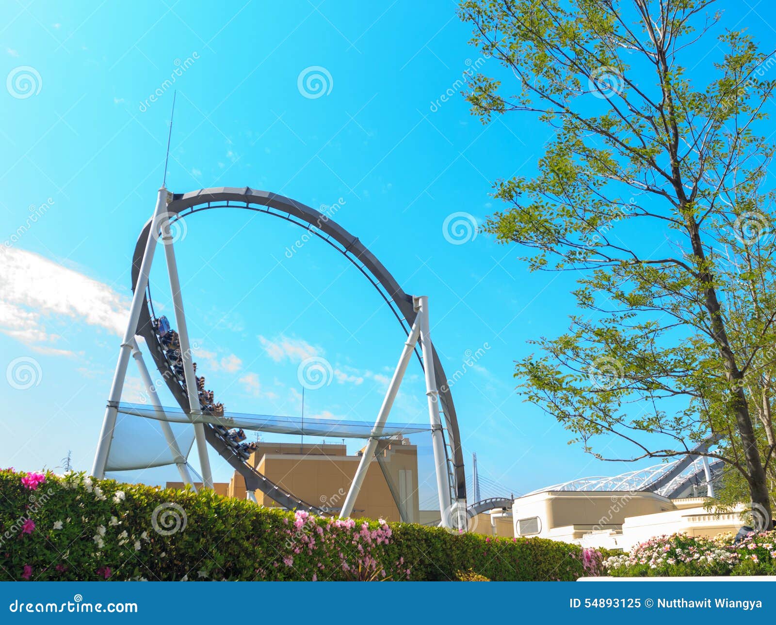 Roller Coaster in Universal Studios,Osaka Japan. Editorial Image ...
