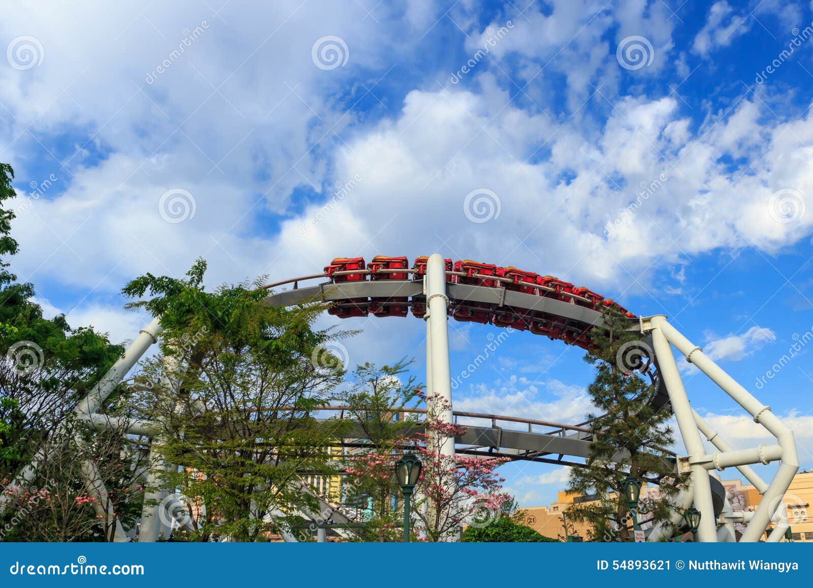 Roller Coaster in Universal Studios,Osaka Japan. Editorial Photo ...